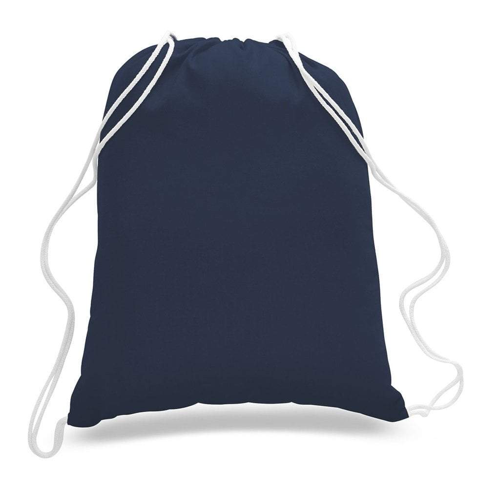 Drawstring Backpack 100% Cotton Sheeting | BAGANDTOTE.COM